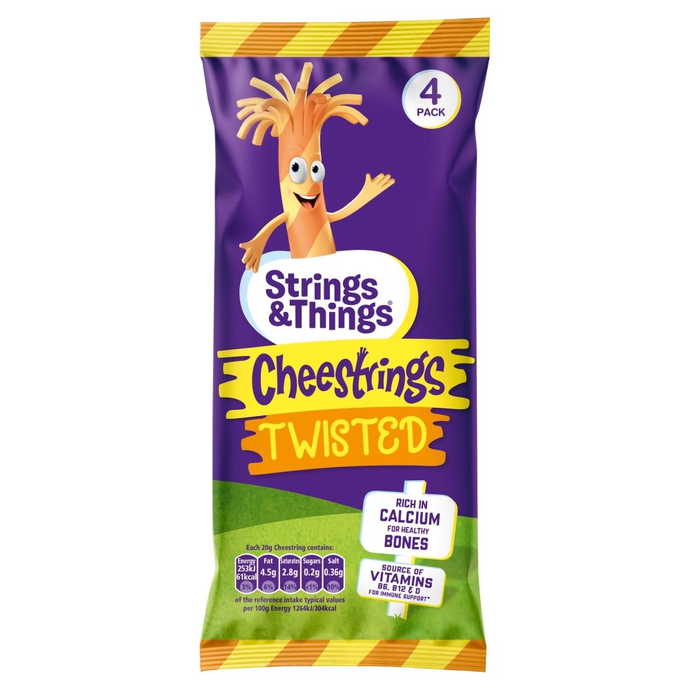 Buy String & Things Cheestrings Twisted 4x20G Online in UAE | Talabat UAE