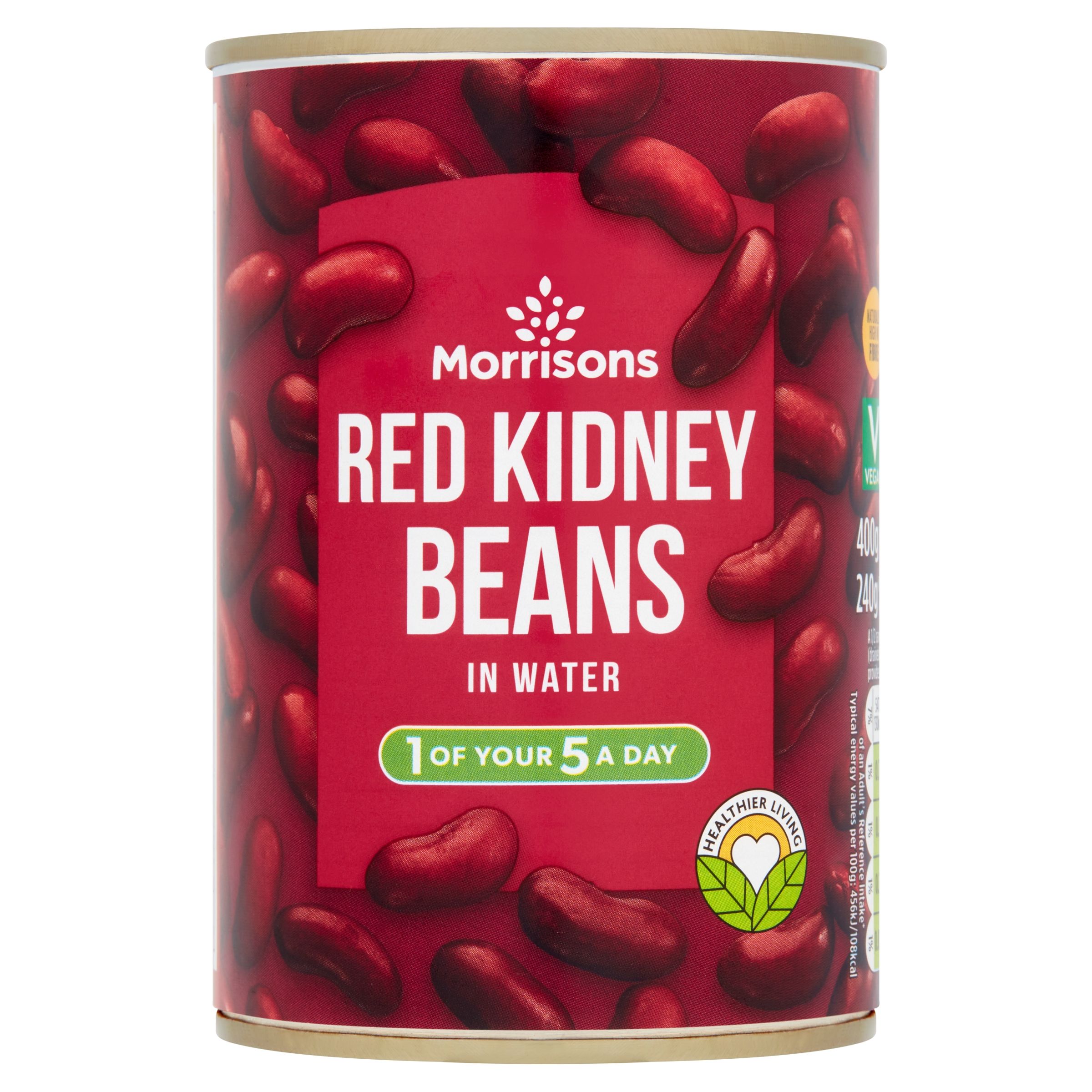 Buy Morrisons Red Kidney Beans in Water, 400g Online in UAE | Talabat UAE