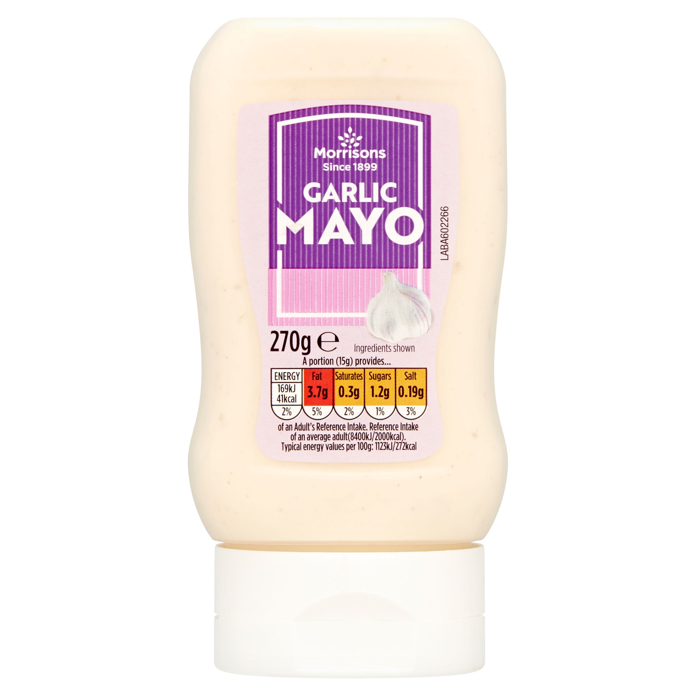 Buy Morrisons Garlic Mayo, 270g Online in UAE | Talabat UAE
