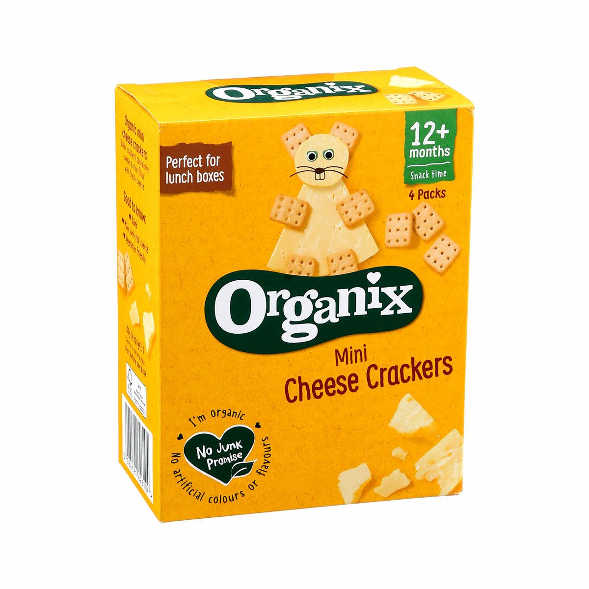 Buy Organix Mini Cheese Crackers (12+ Months), 4x20g Online in UAE ...