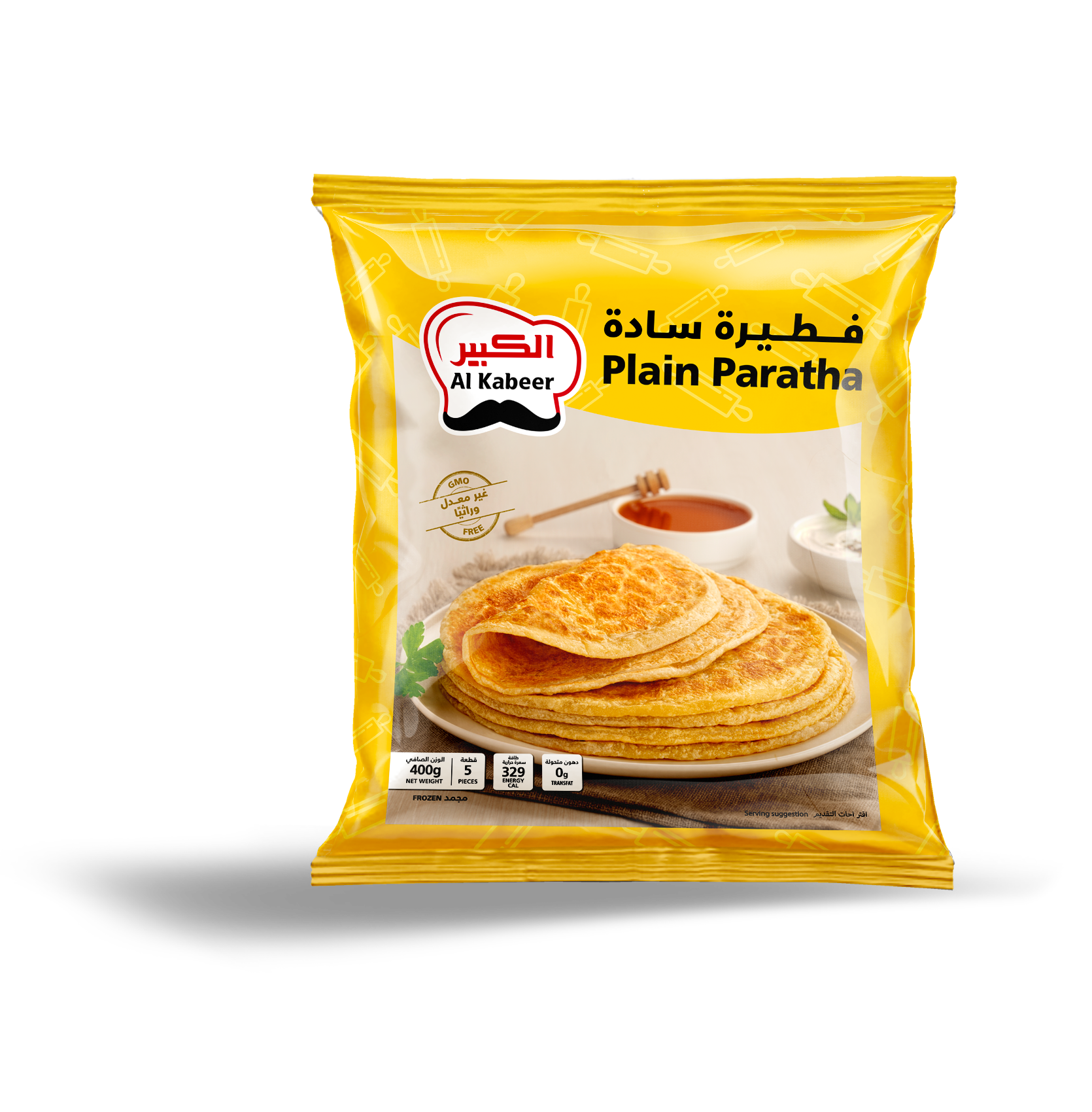 Buy Al Kabeer Frozen Plain Paratha 400g Online in UAE | Talabat UAE