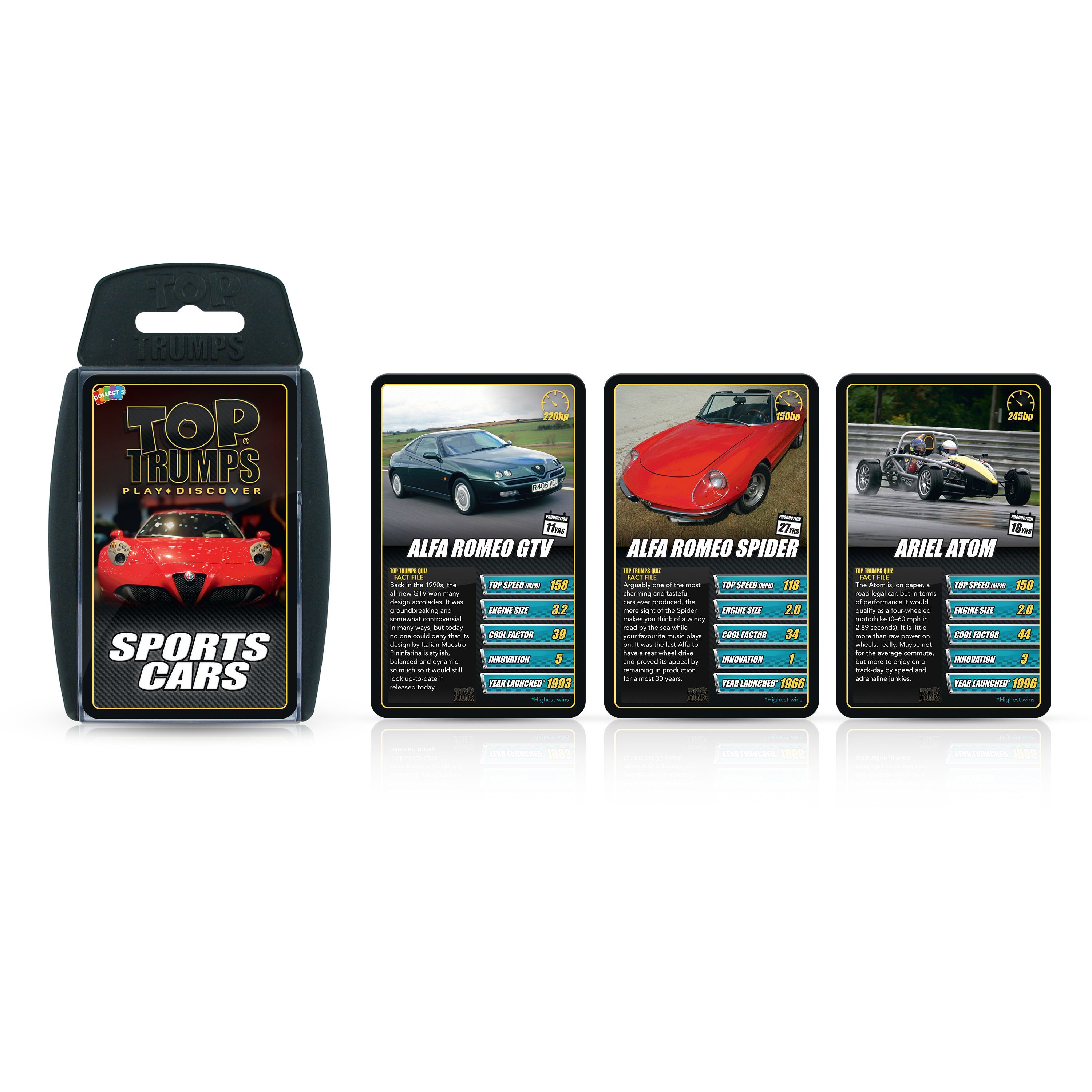 Buy Winning Moves Top Trumps Sports Cars Card Online in UAE | Talabat UAE