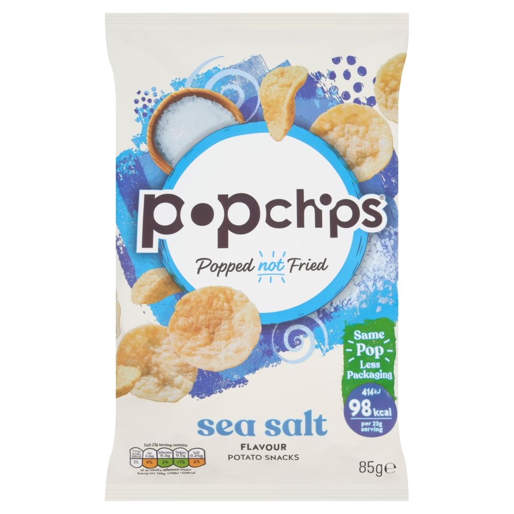 Buy Popchips Sea Salt Flavour Potato Snacks, 85g Online in UAE ...