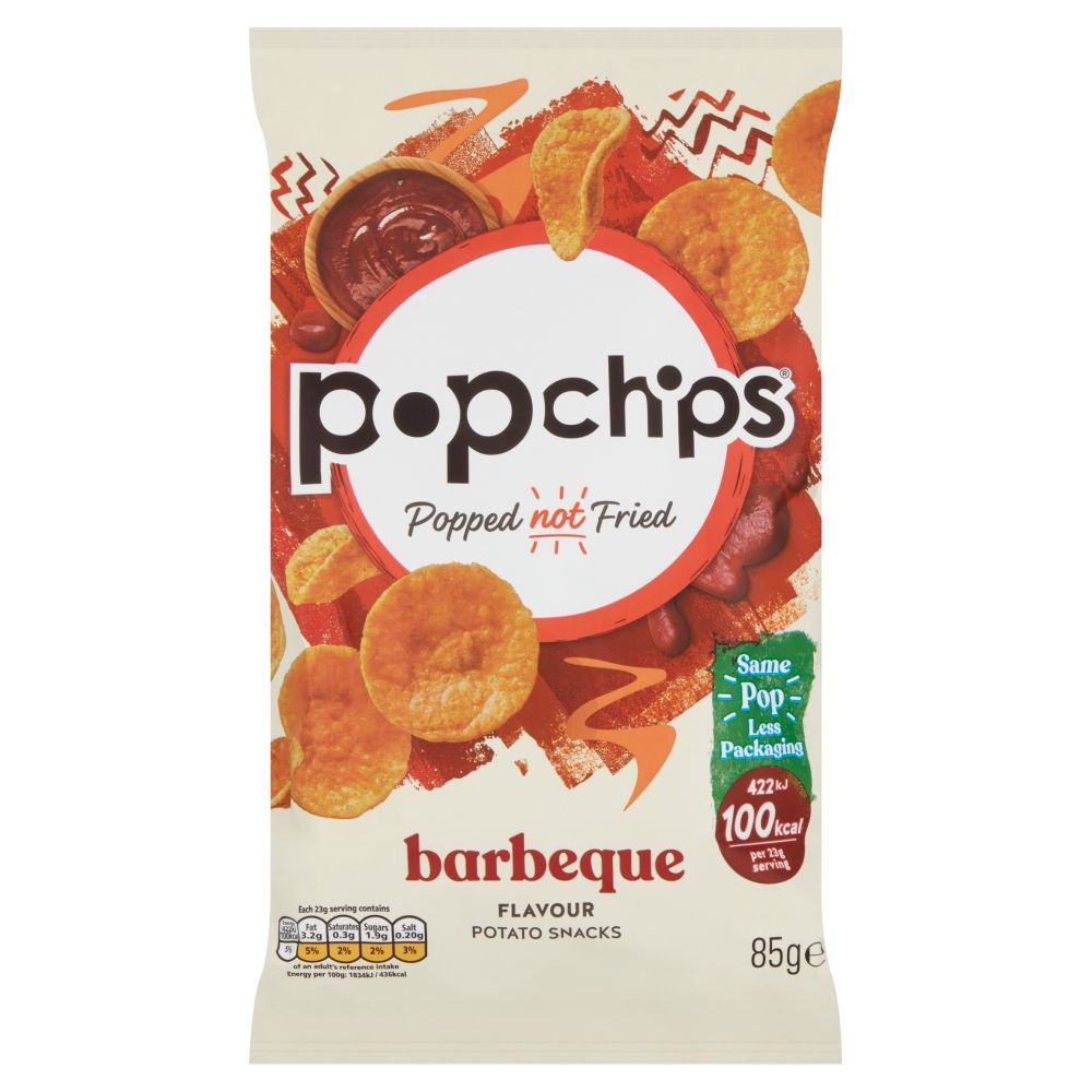 Buy Popchips Barbeque Popped Potato Crisps, 85g Online in UAE | Talabat UAE