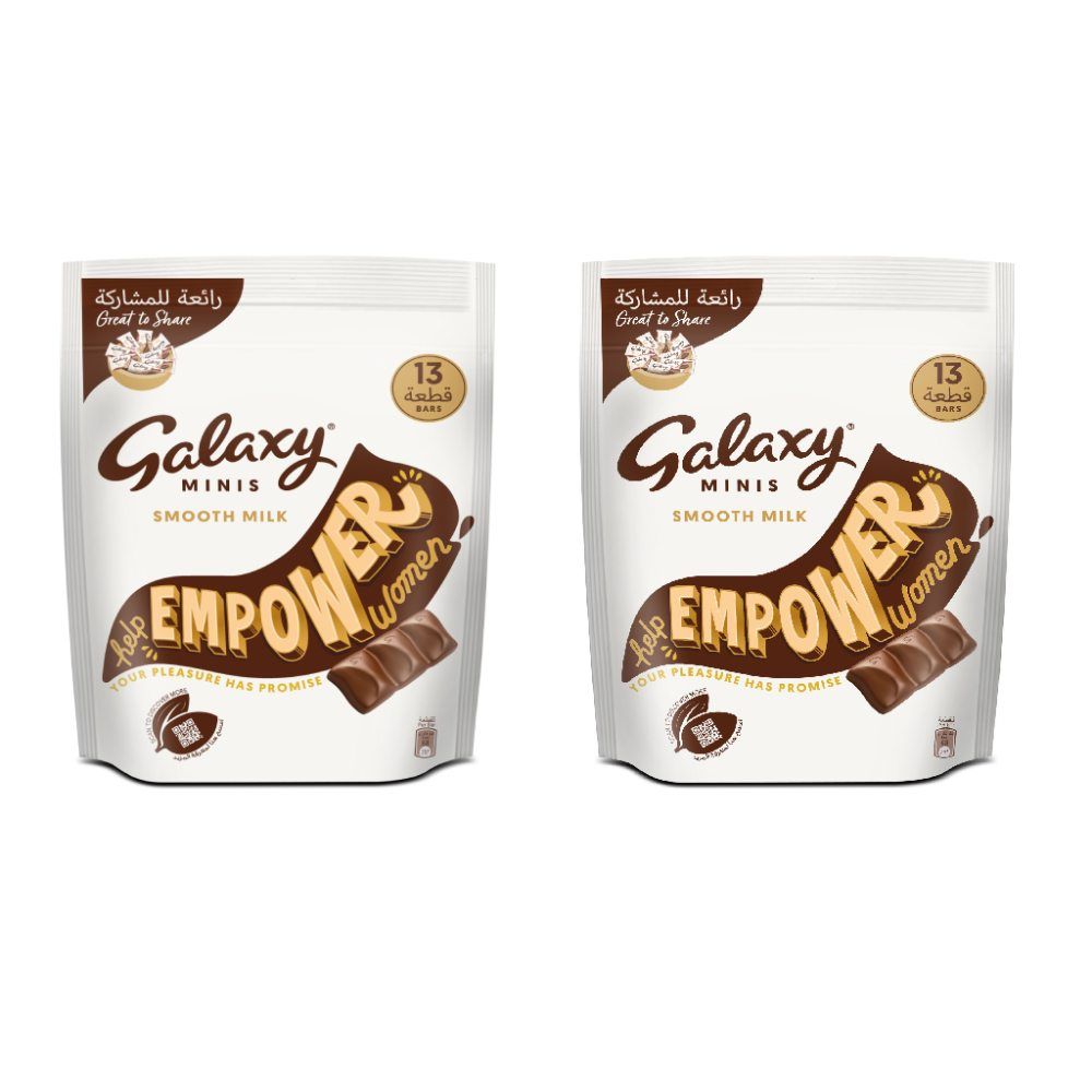 اشترِ Galaxy Minis Smooth Milk Chocolate 162.5g x 2 أونلاين في UAE ...