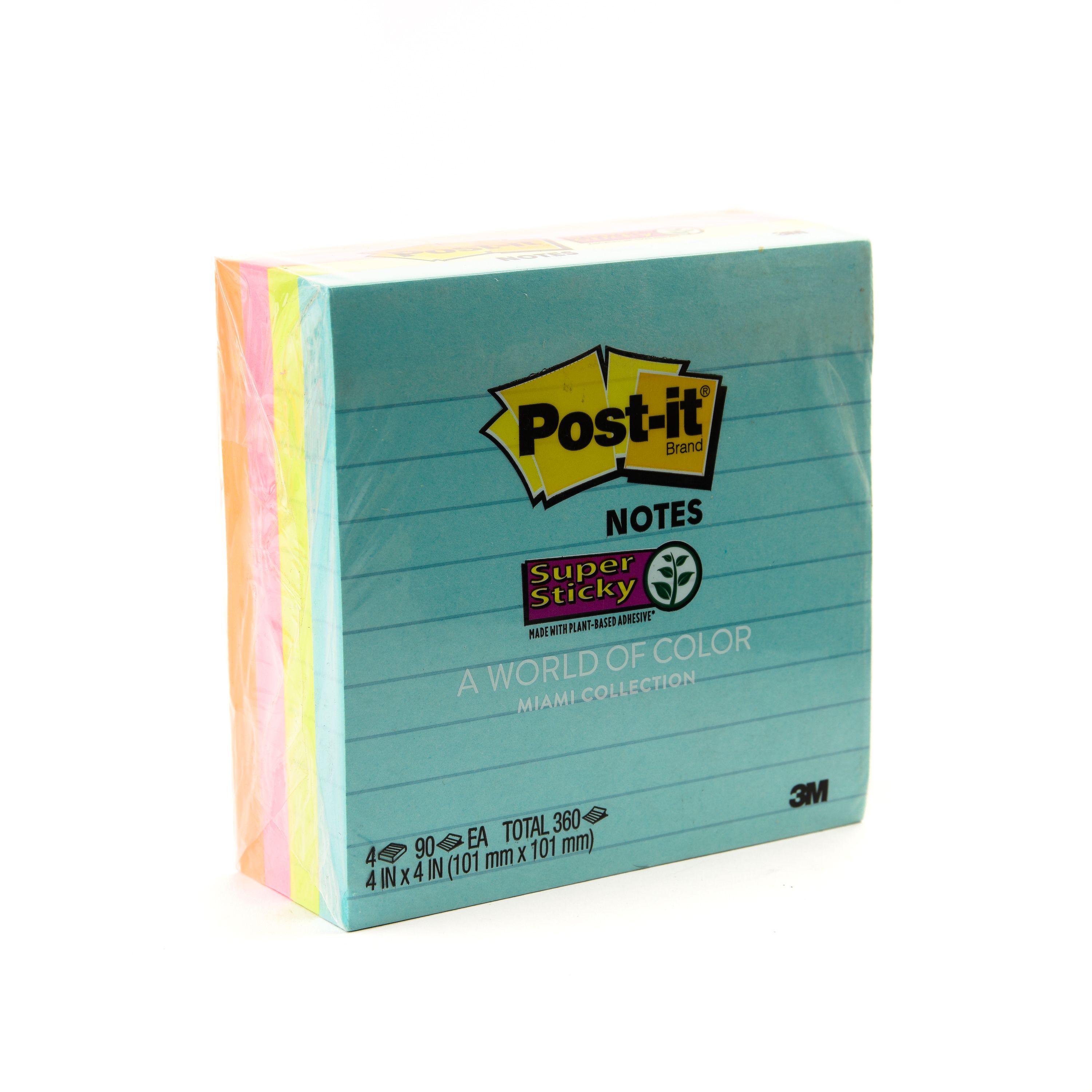 Buy Post it Neon Notes 4 x 4 Inch Online in UAE | Talabat UAE
