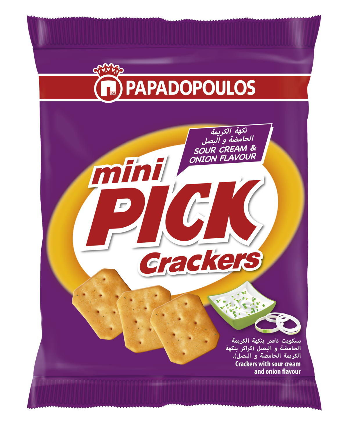 Buy Mini Pick Crackers Sour Cream & Onion 45 g Online in UAE | Talabat UAE