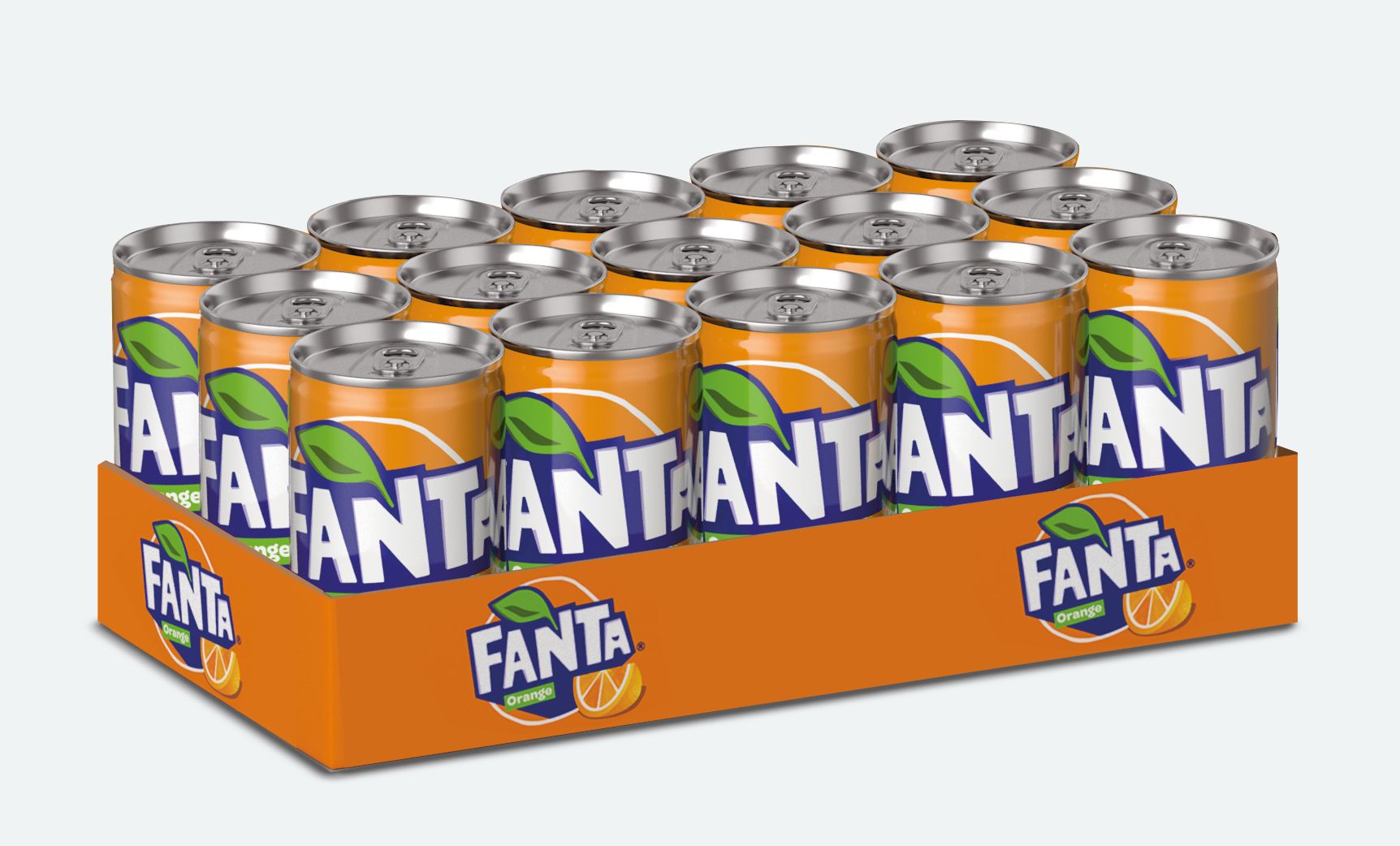 اشترِ Fanta Orange Flavoured Carbonated Soft Drinks, 15x150ml أونلاين ...
