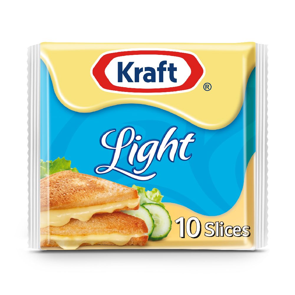 Buy Kraft Light Cheese Slices, 10 Pieces, 200g Online in Bahrain ...