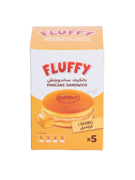 Buy Fluffy Caramel Filled Pancake Sandwich 5 Pieces 185 g Online in ...