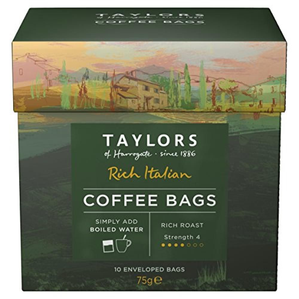 Buy Taylors of Harrogate Rich Italian Coffee Bags 75 g Online in UAE ...