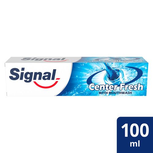 Buy Signal Center Fresh Blue Toothpaste, 100ml Online in Oman | Talabat ...