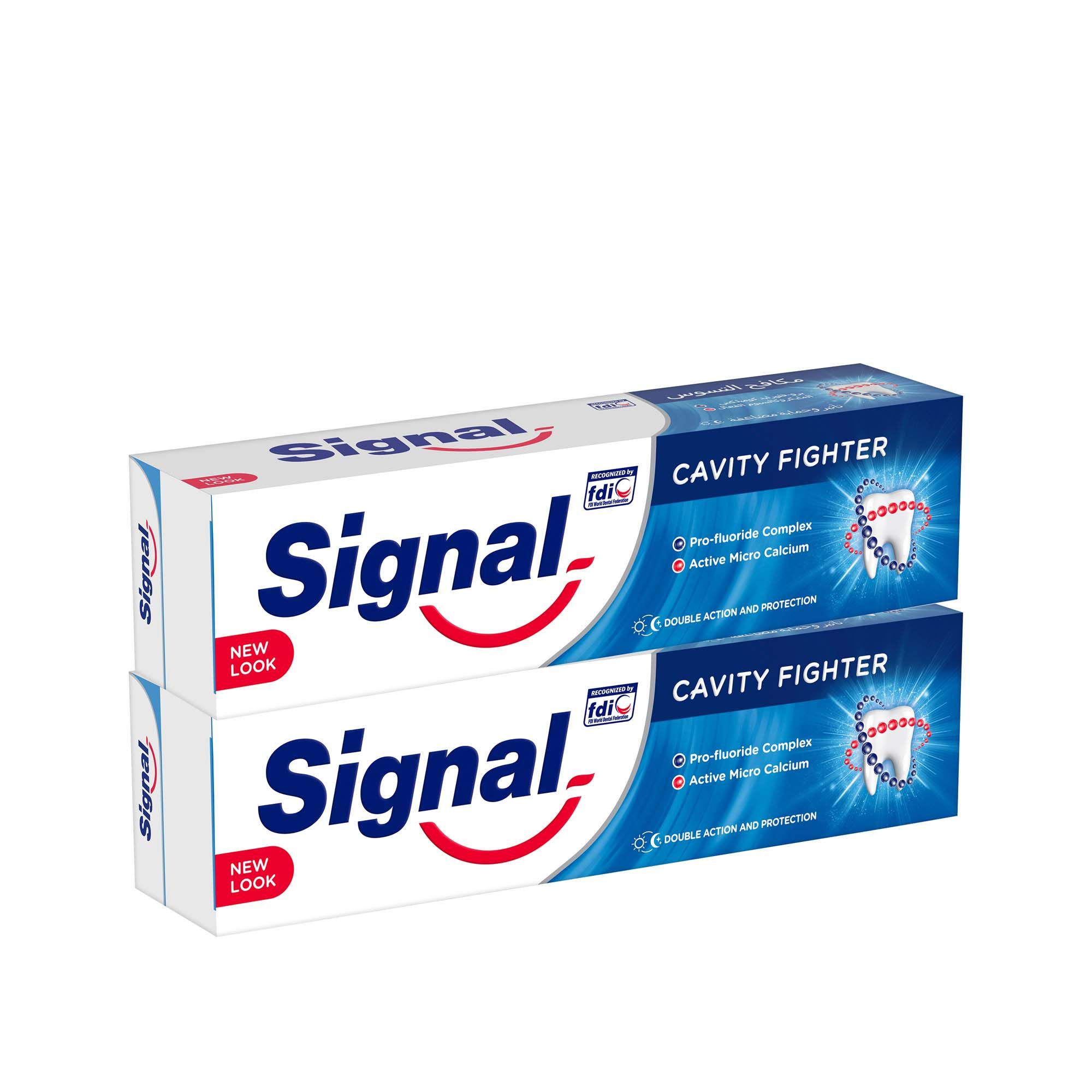 اشترِ Signal Toothpaste Cavity Fighter 120 ml x 2 pcs أونلاين في UAE ...