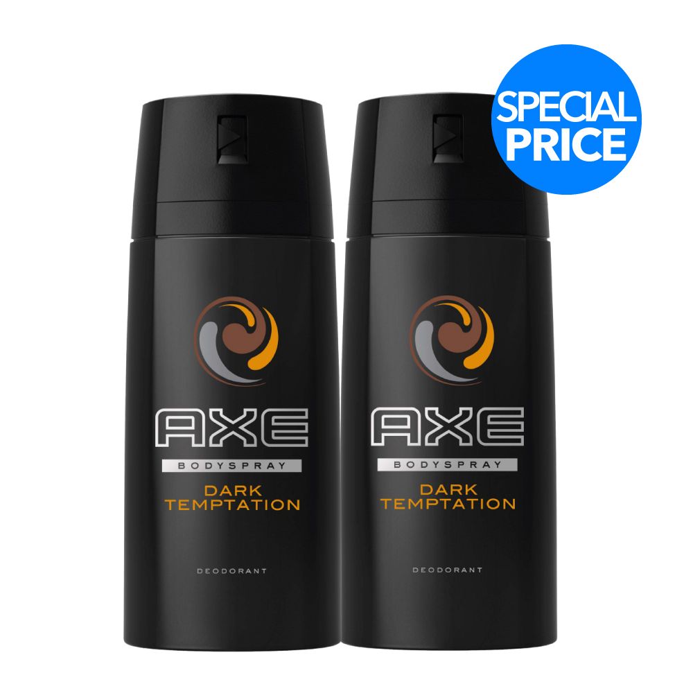 Buy Axe Black Deodorant & Body Spray 150 ml x 2 Pcs Online in UAE ...