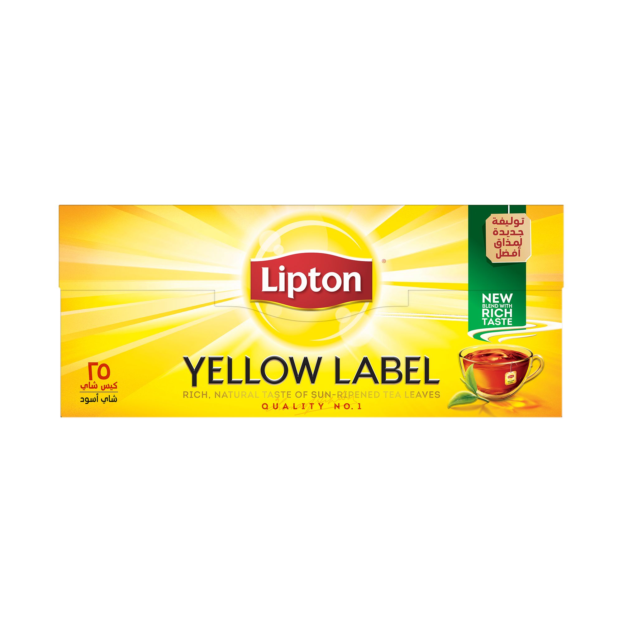 Buy Lipton Yellow Label Black Tea 2 g x 25 Tea Bags Online in Bahrain ...
