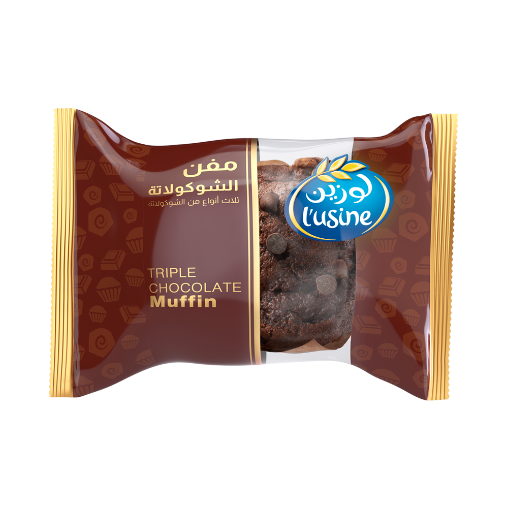 Buy L'usine Triple Chocolate Muffin, 60g Online in Kuwait | Talabat Kuwait