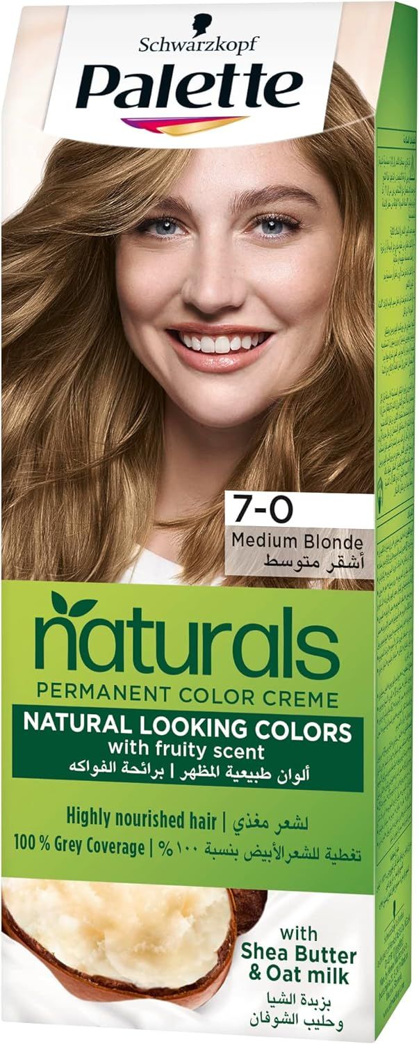 Buy Palette Naturals Hair Color - 7-0 Medium Blonde Online in UAE ...