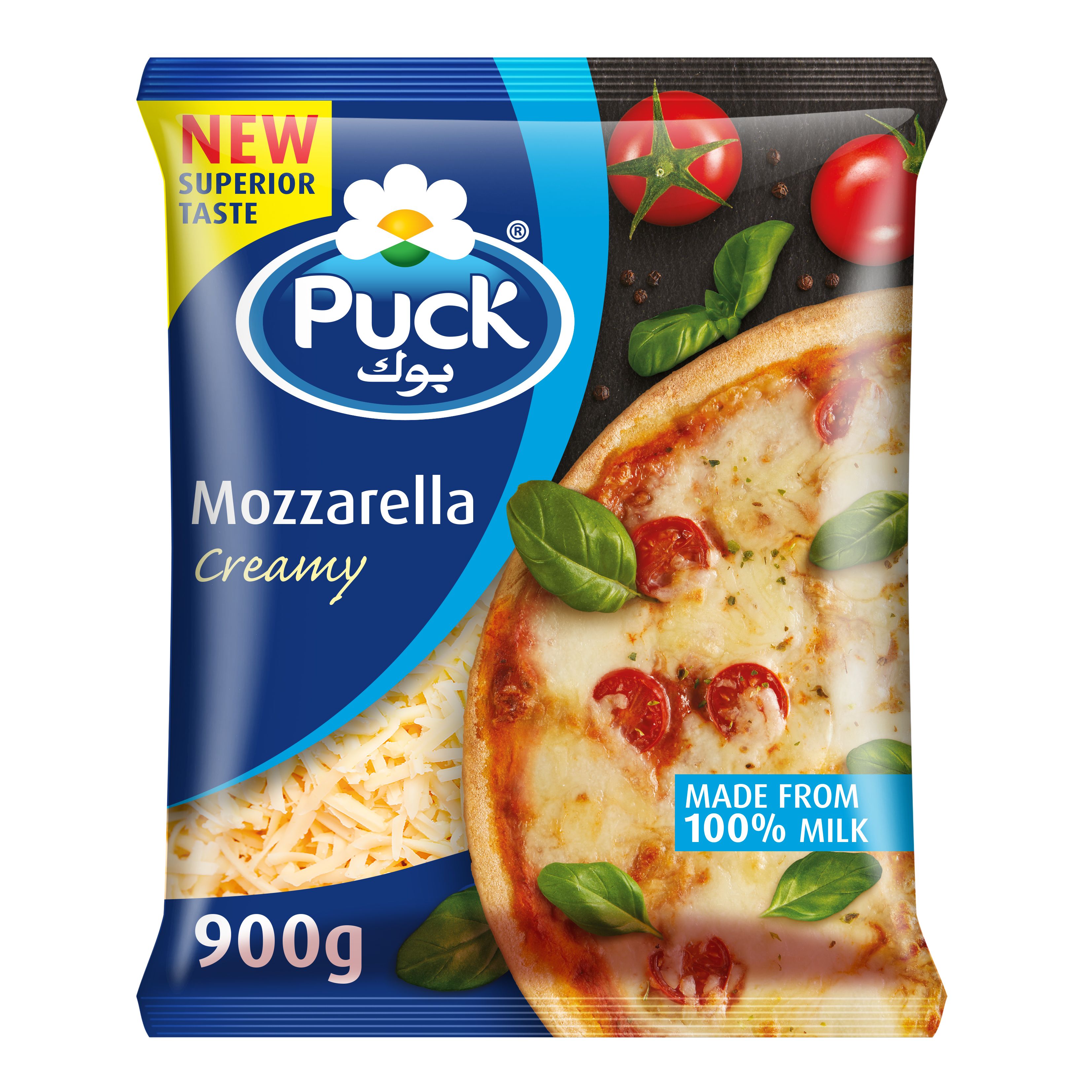 Buy Puck Shredded Mozzarella Cheese, 900g Online in Kuwait | Talabat Kuwait