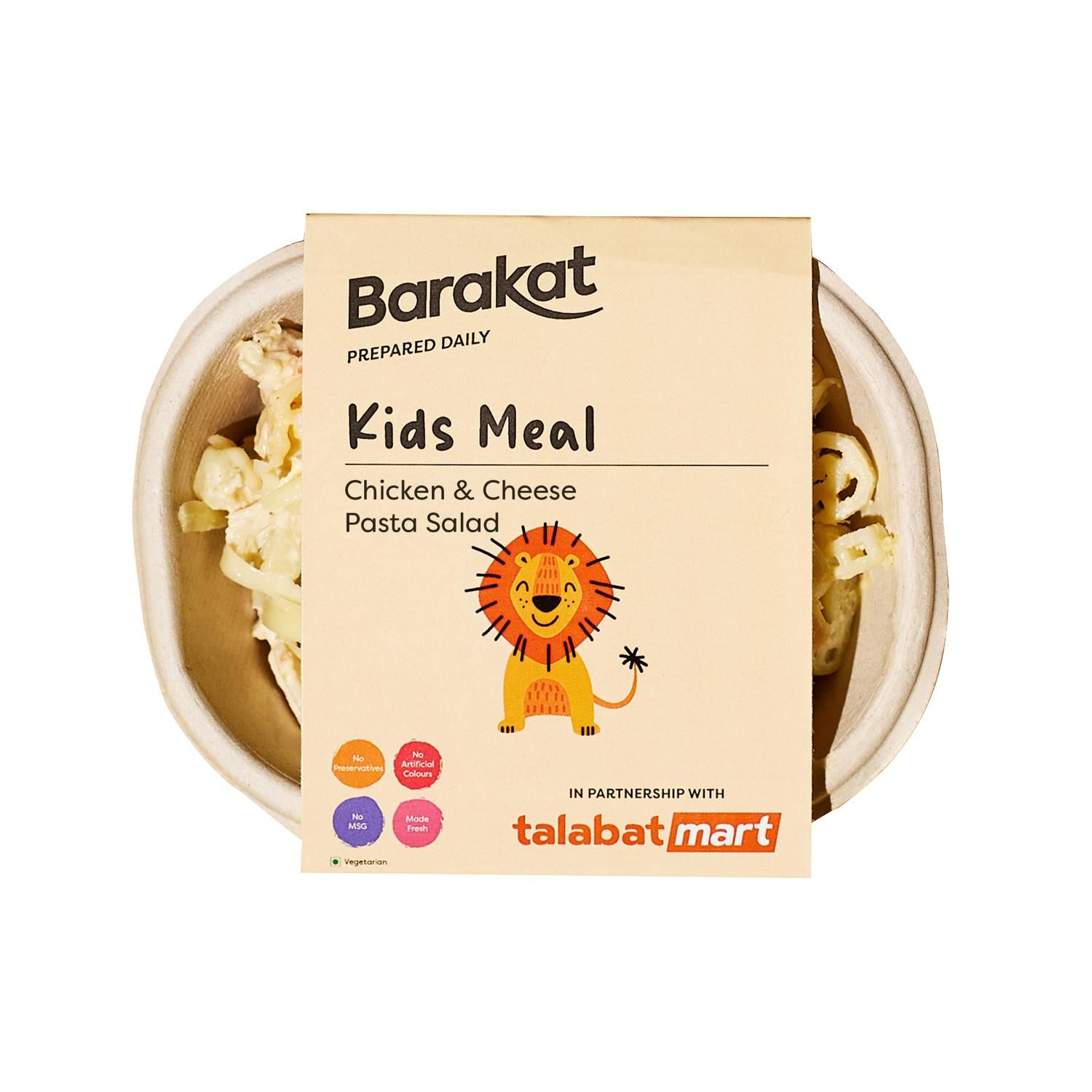 Buy Barakat Chicken & Cheese Pasta Salad Kids Meals, 130g Online in UAE ...