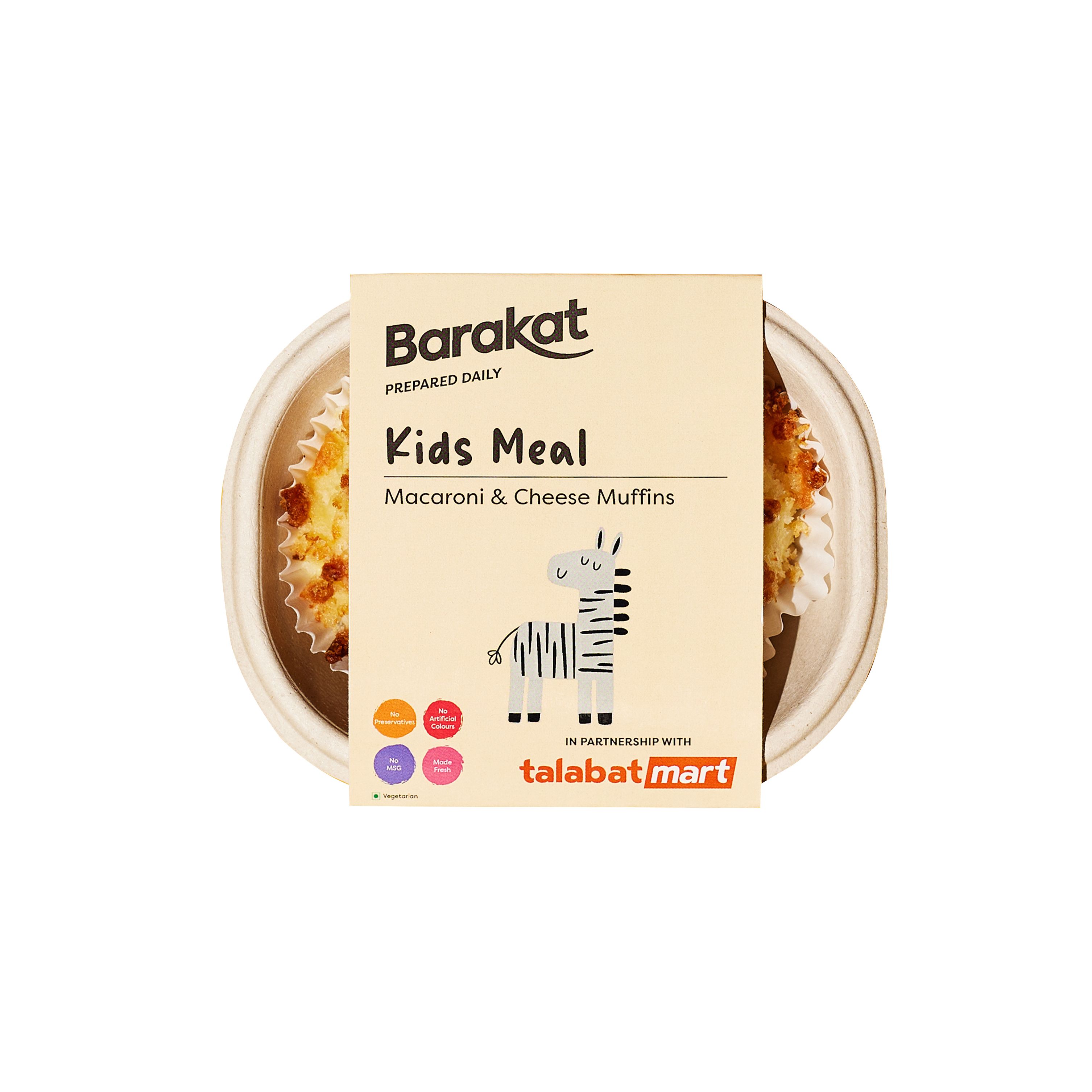 Buy Barakat Kids Meals Macaroni and Cheese Muffins, 98g Online in UAE ...