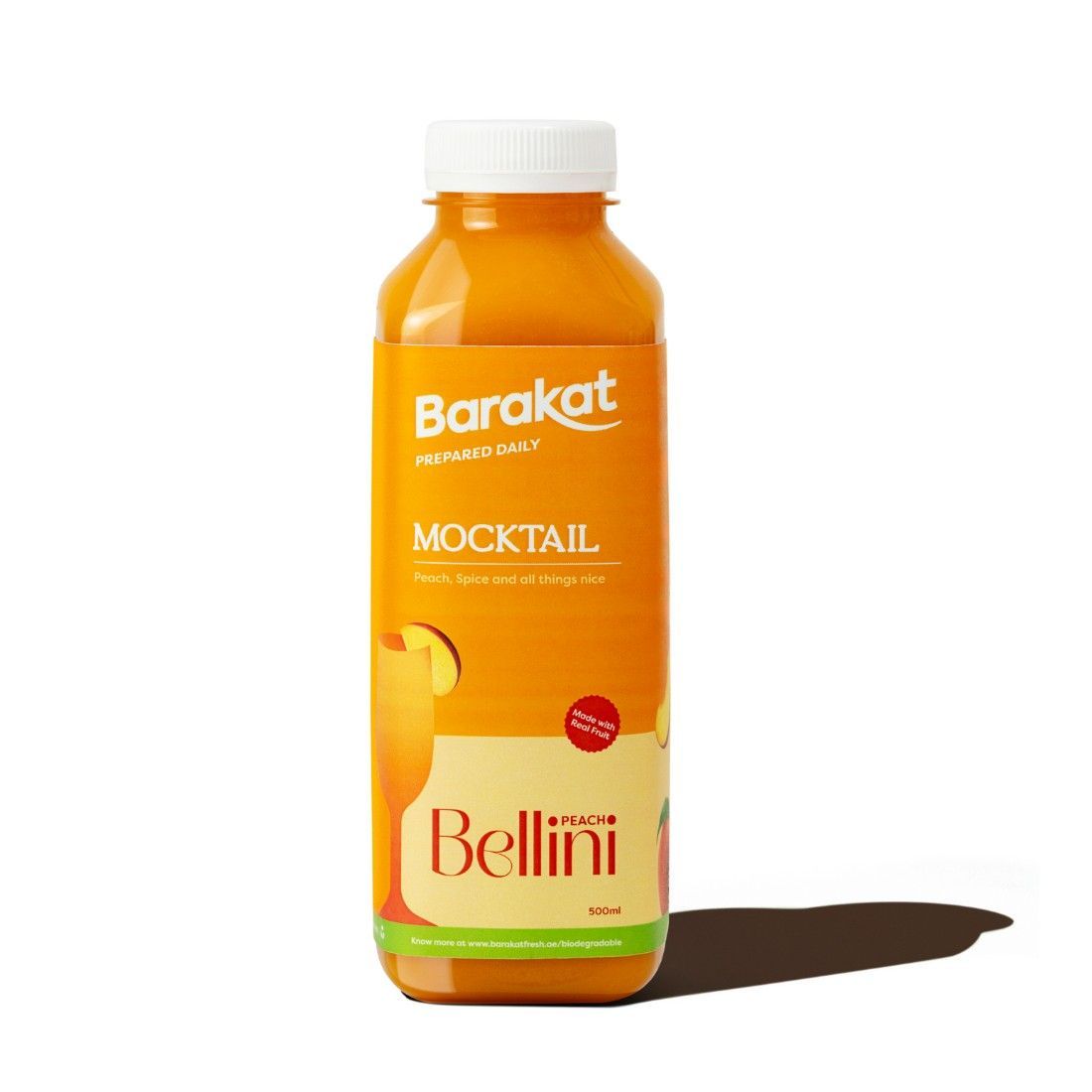 Buy Barakat Bellinii Mocktail, 500ml Online in UAE | Talabat UAE