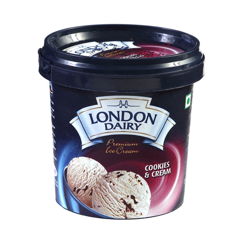 Buy London Dairy Cookies & Cream Ice Cream Cup 125 ml Online in UAE ...