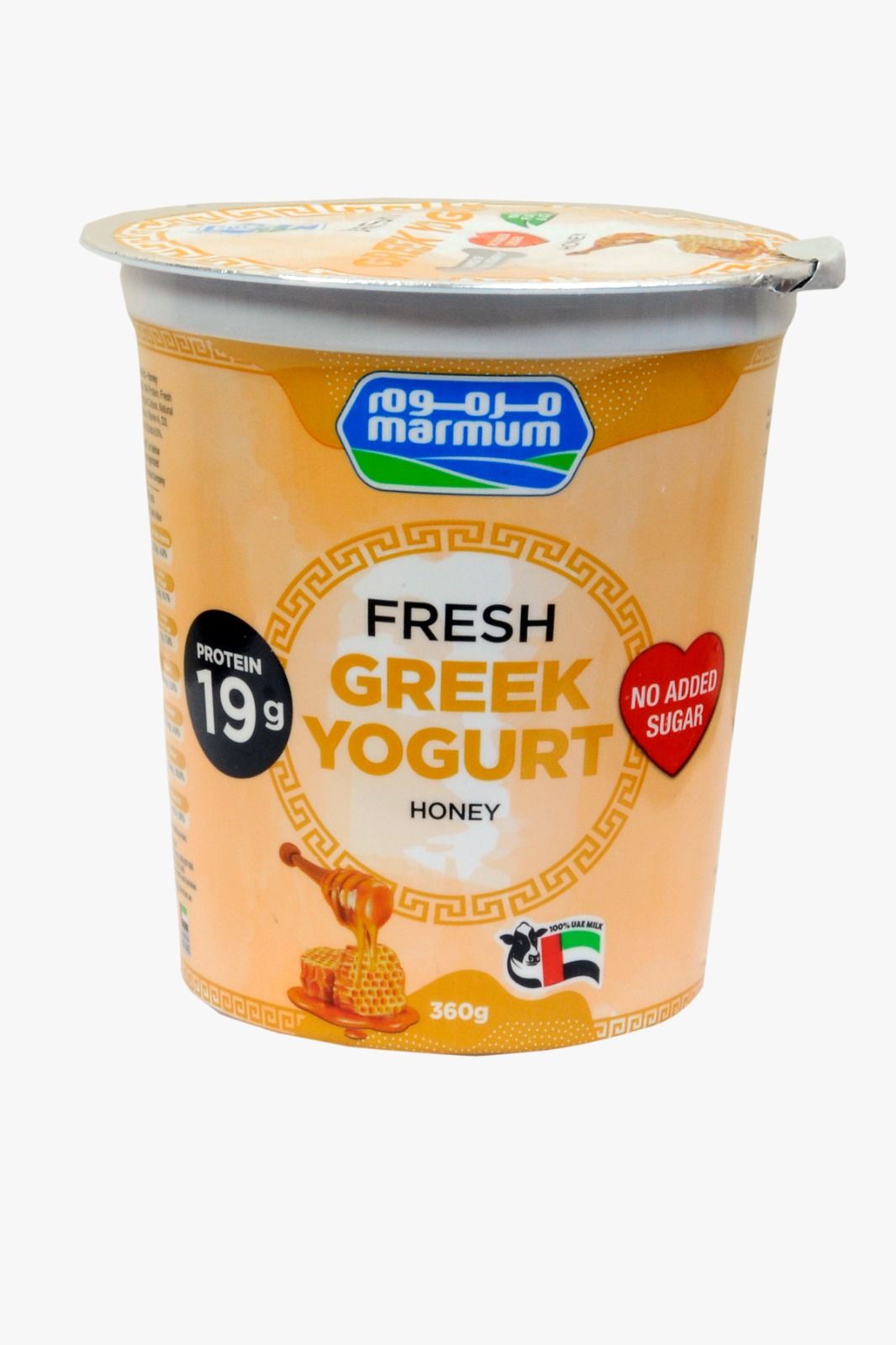 Buy Marmum Honey Fresh Greek Yogurt, 360g Online in UAE | Talabat UAE