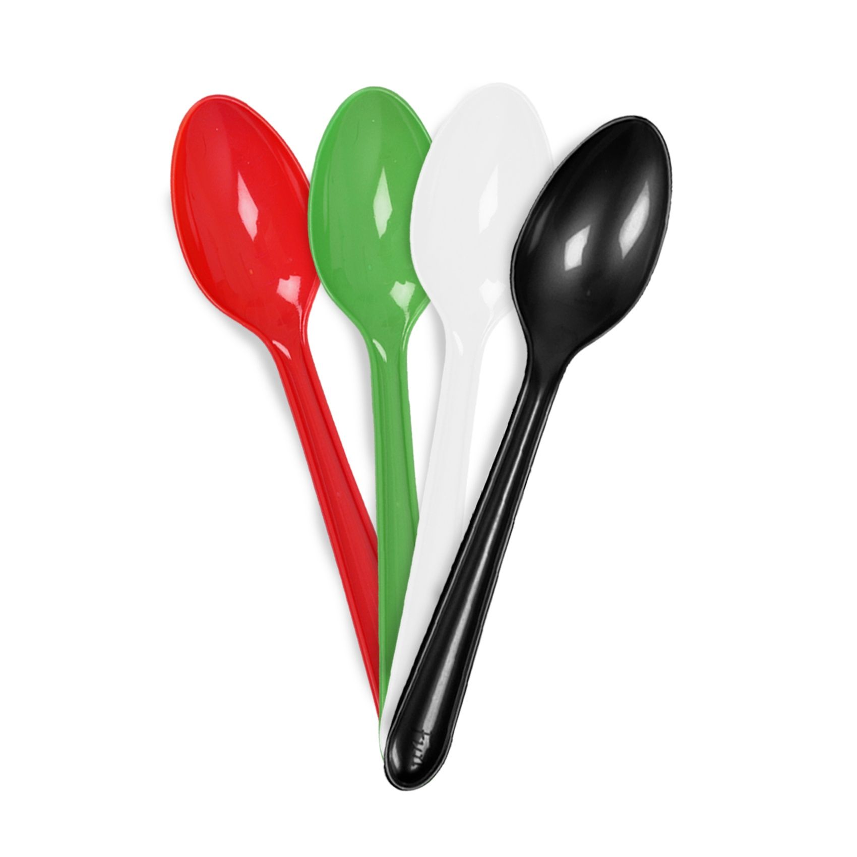 Buy Fun Heavy Duty Plastic Spoon for UAE National Day 6.5 inch 18 Pcs ...