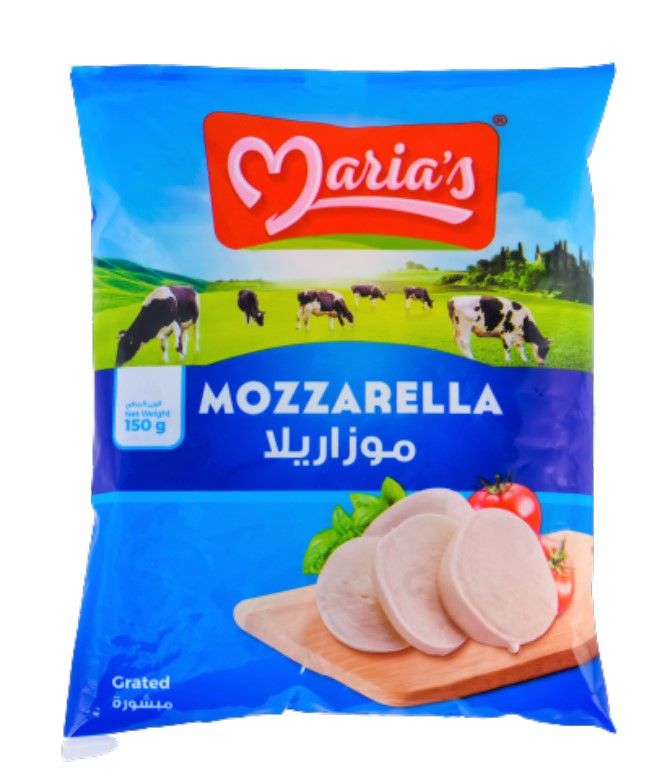 Buy Maria's Mozzarella Grated Cheese 150 g Online in UAE | Talabat UAE