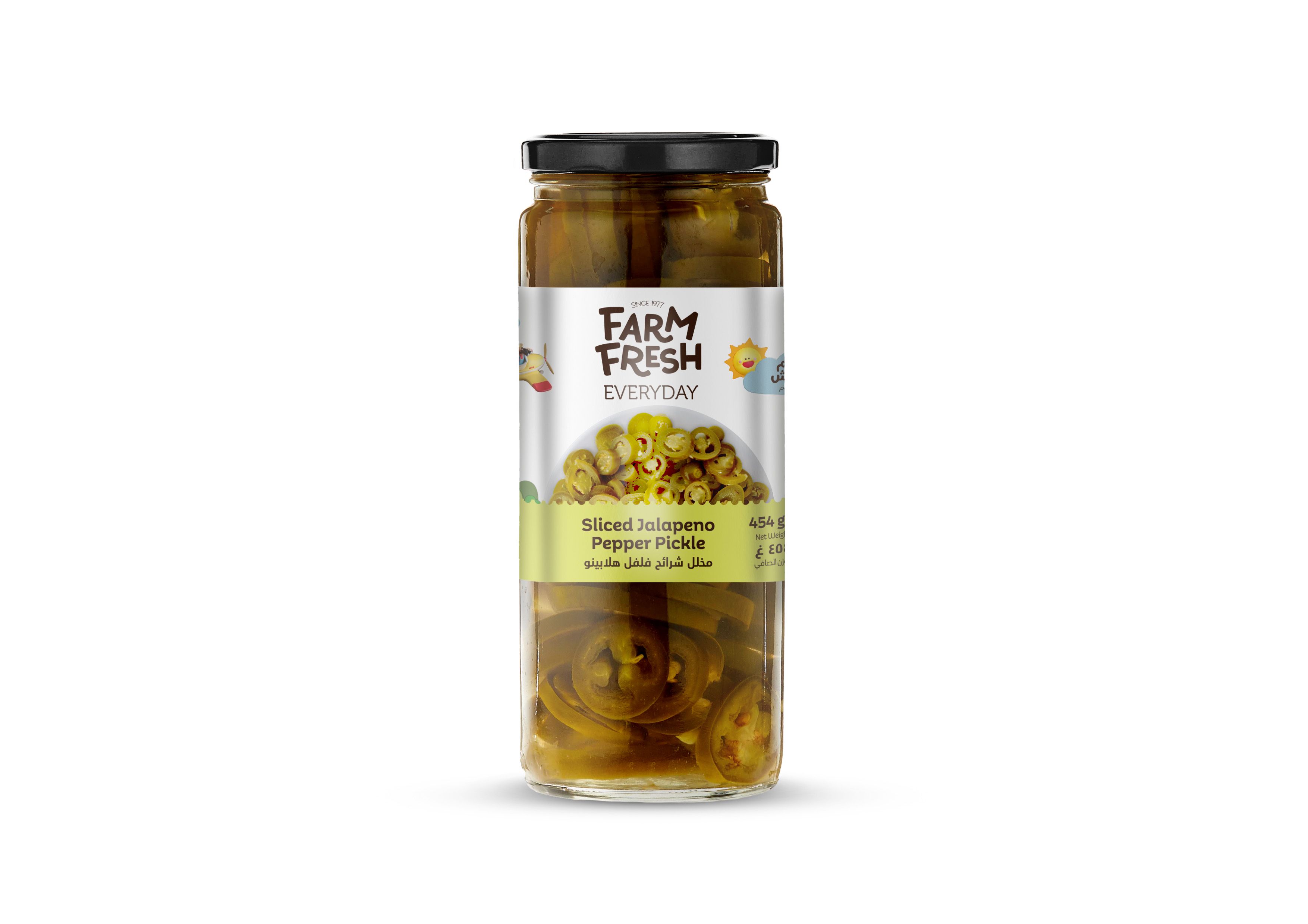 Buy Farm Fresh Sliced Jalapeno Pepper Pickle, 454g Online in UAE ...