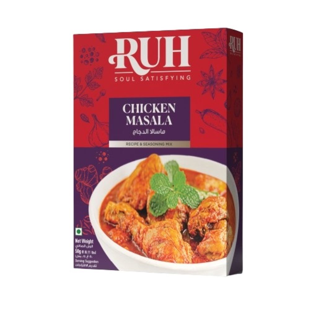 Buy Ruh Chicken Masala Powder, 50g Online in UAE | Talabat UAE