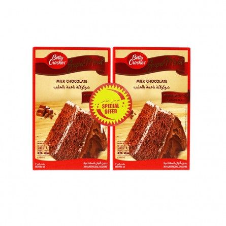Buy Betty Crocker Supermoist Milk Choco 510g x 2 Packs @ Special Discount Online in Oman ...
