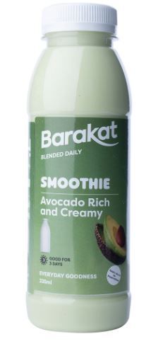 Buy Barakat Smoothie Avocado Rich & Creamy 330 ml Online in UAE | Talabat UAE