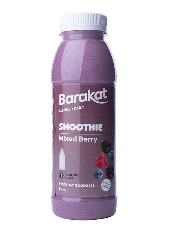 Buy Barakat Mixed Berry Smoothie 330 ml Online in UAE | Talabat UAE