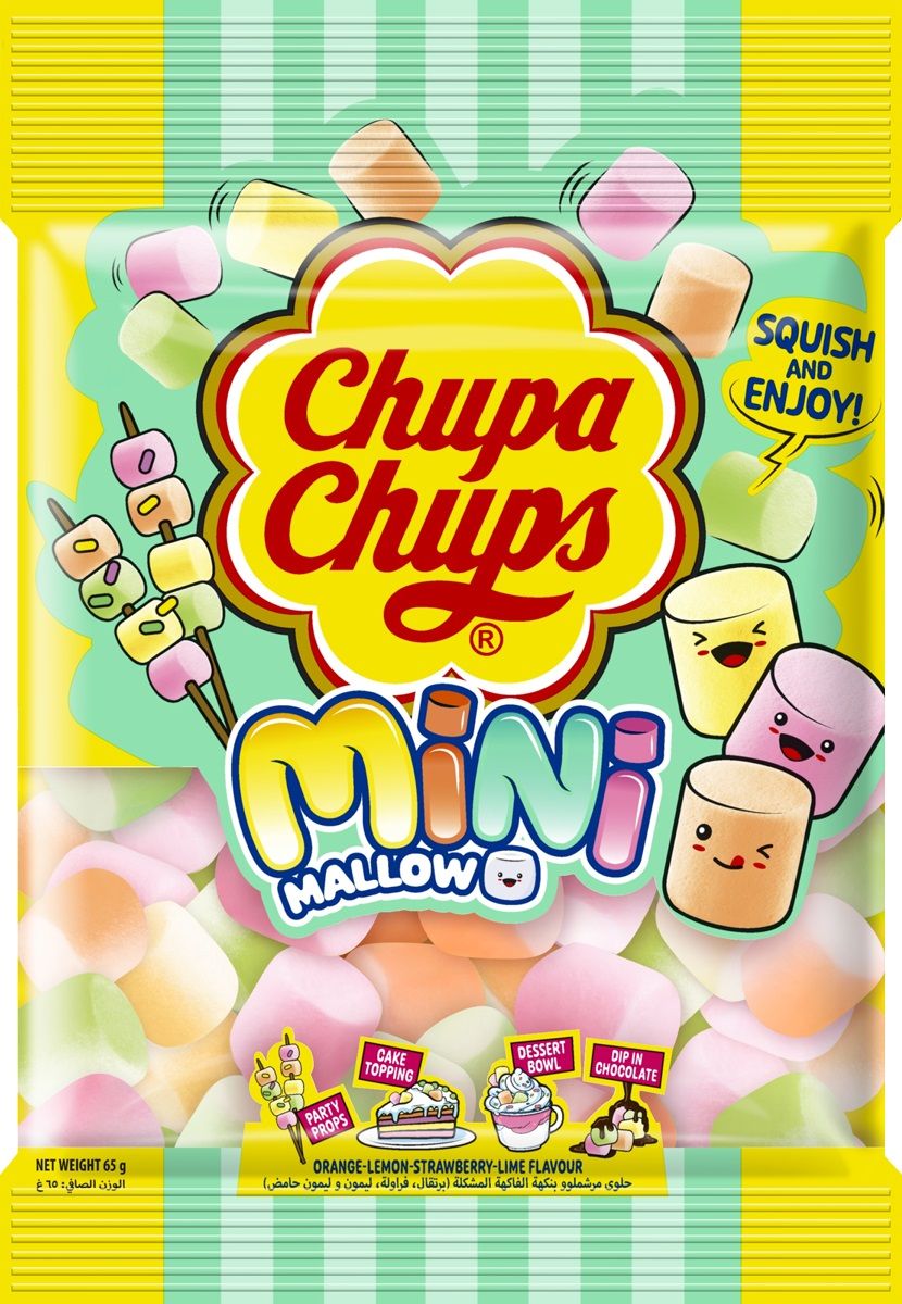 Buy Chupa Chups Mixed Fruit Flavor Mini Marshmallow, 65g Online in UAE ...