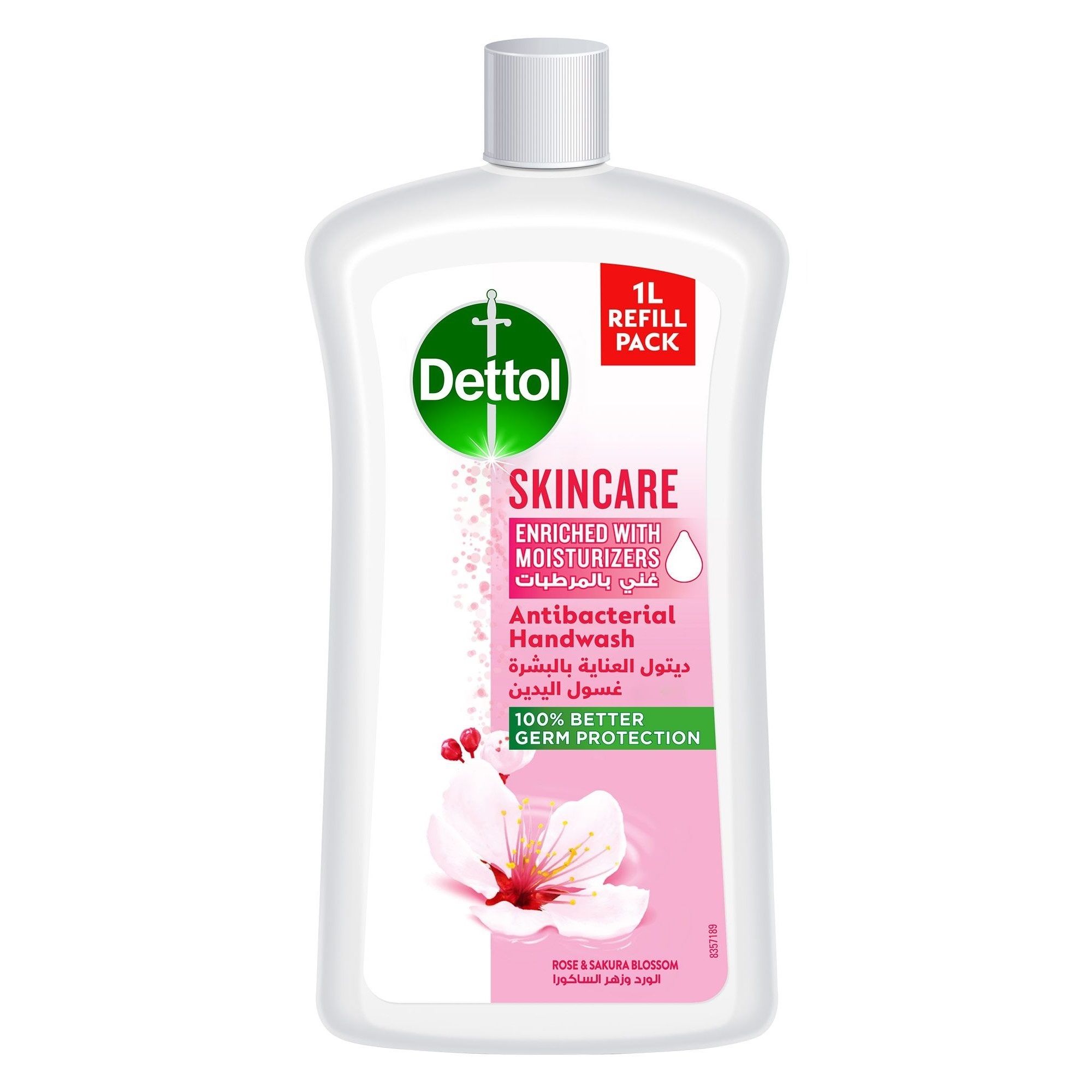 Buy Dettol Skincare Handwash Liquid Soap Rose & Sakura Blossom ...