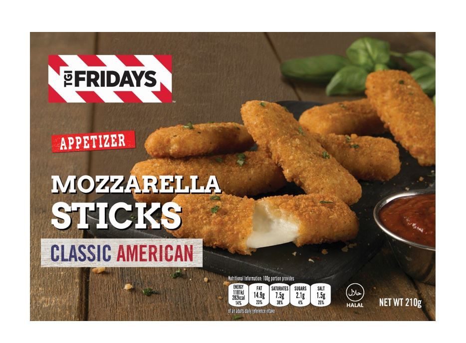 Buy Tgi Fridays Mozzarella Sticks 210 g Online in Kuwait | Talabat Kuwait