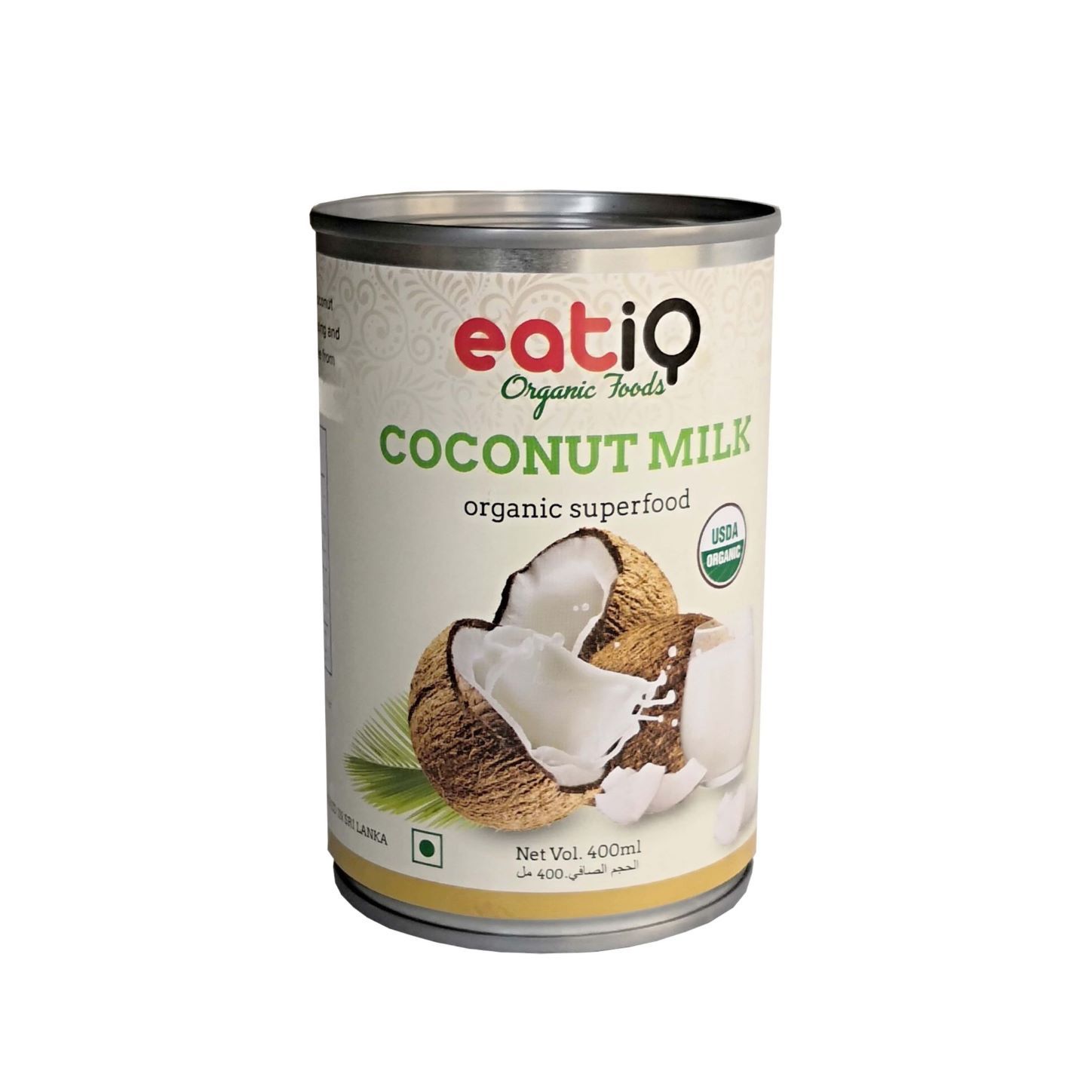 Buy Eatiq Coconut Milk 6% Fat 400 ml Online in UAE | Talabat UAE