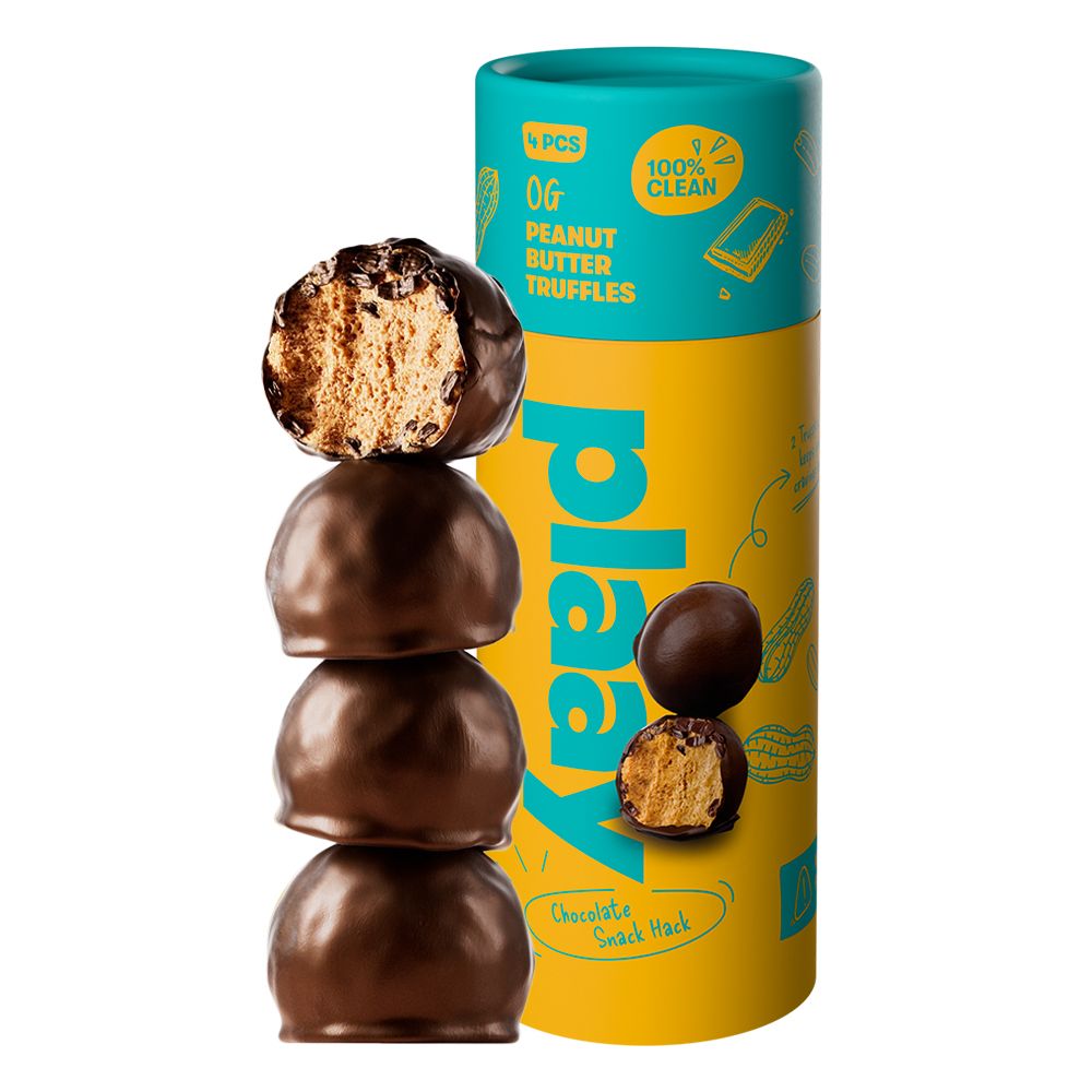 Buy Plaay Peanut Butter Chocolate Truffles, 60g Online in UAE | Talabat UAE
