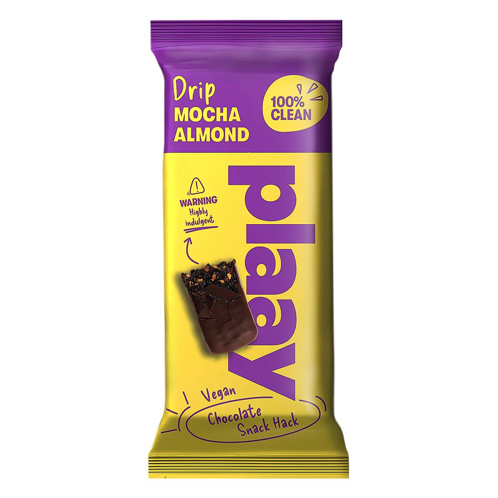 Buy Plaay Mocha Almond Chocolate Bar, 35g Online in UAE | Talabat UAE