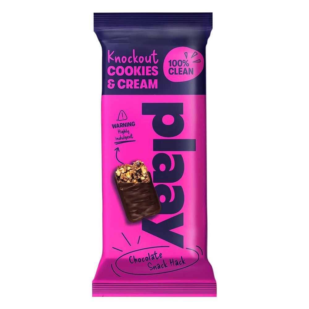 Buy Plaay Cookies & Cream Chocolate Bar, 35g Online in UAE | Talabat UAE