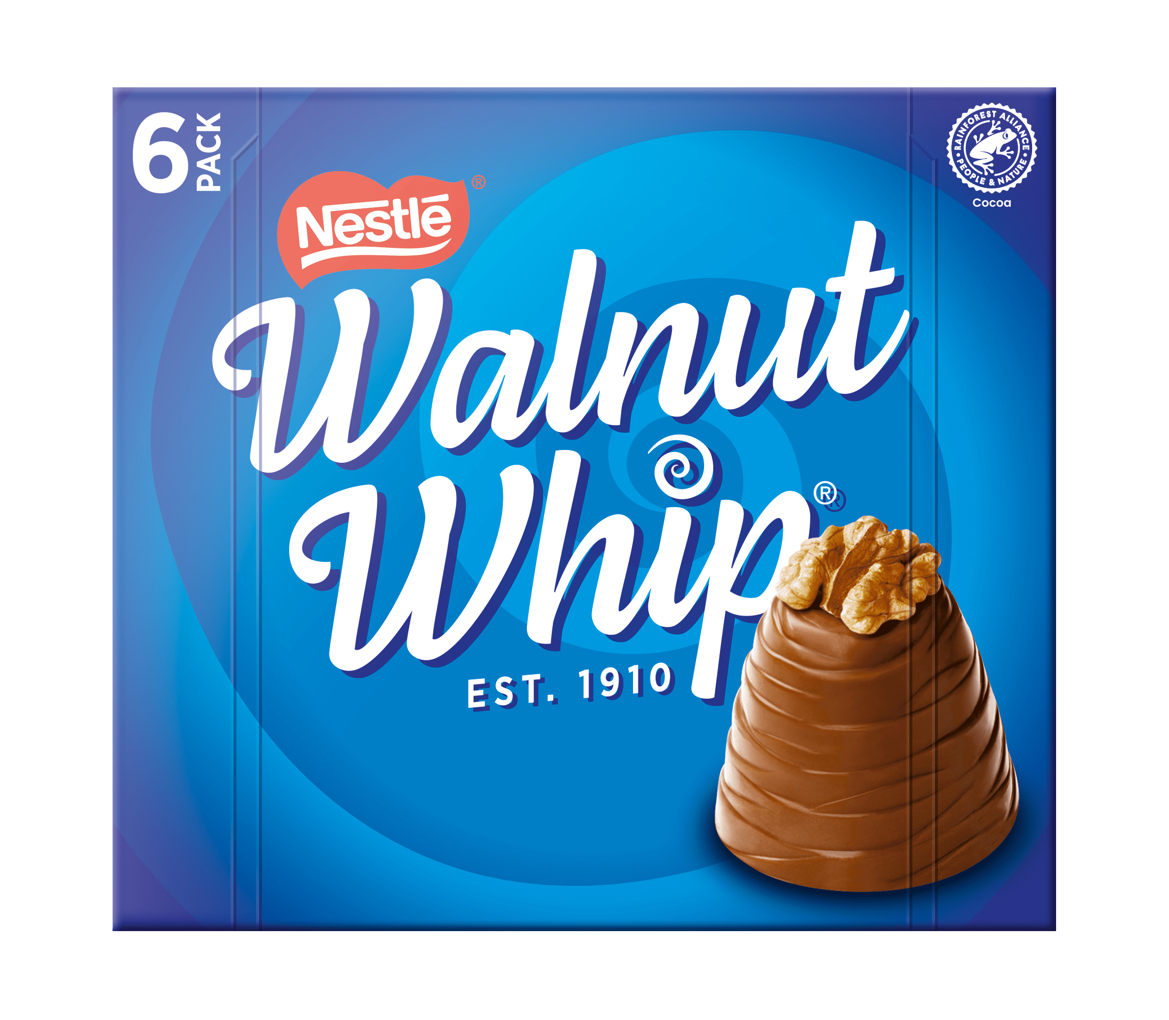 Buy Walnut Whip Milk Chocolate, 6x30g Online in UAE | Talabat UAE