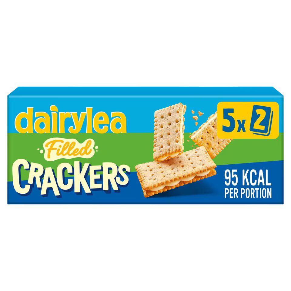 Buy Dairylea Filled Cheese Crackers Snacks, 5x19.3g Online in UAE ...