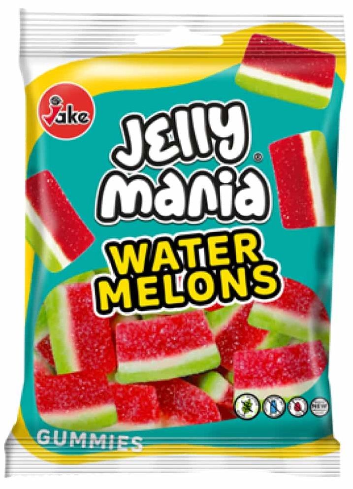 Buy Jake Jelly Watermelon Fat Free Gluten Free 100 g Online in Kuwait ...