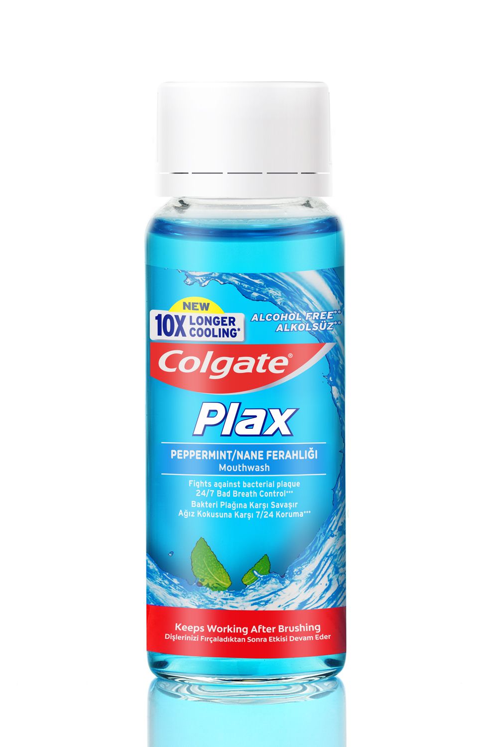 Buy Colgate Plax Peppermint Mouthwash, 100ml Online in Kuwait | Talabat ...
