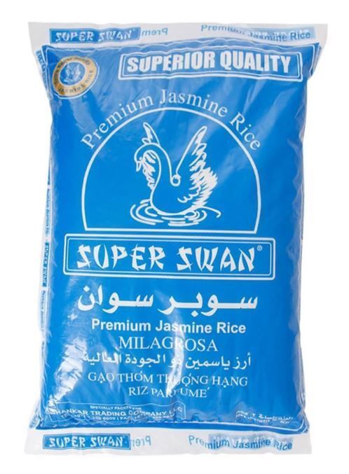Buy Super Swan Premium Jasmine Rice 2 kg Online in UAE | Talabat UAE