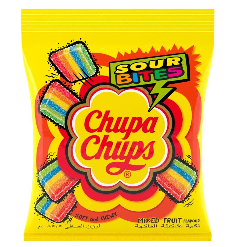 Buy Chupa Chups Sour Bites Jellies Bag 85.5 g Online in UAE | Talabat UAE