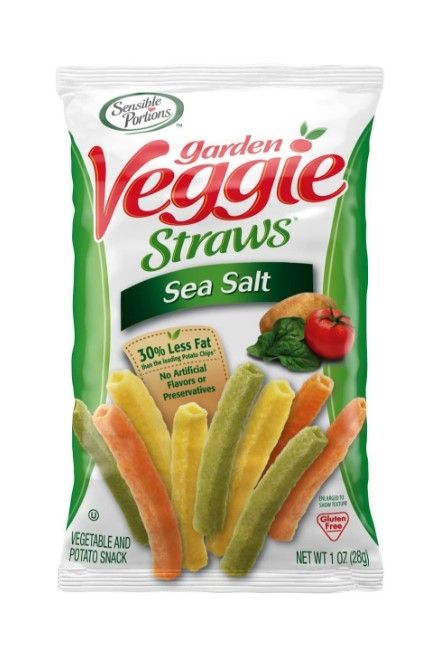 Buy Sensible Portions Garden Sea Salt Veggie Straws 30 g Online in ...