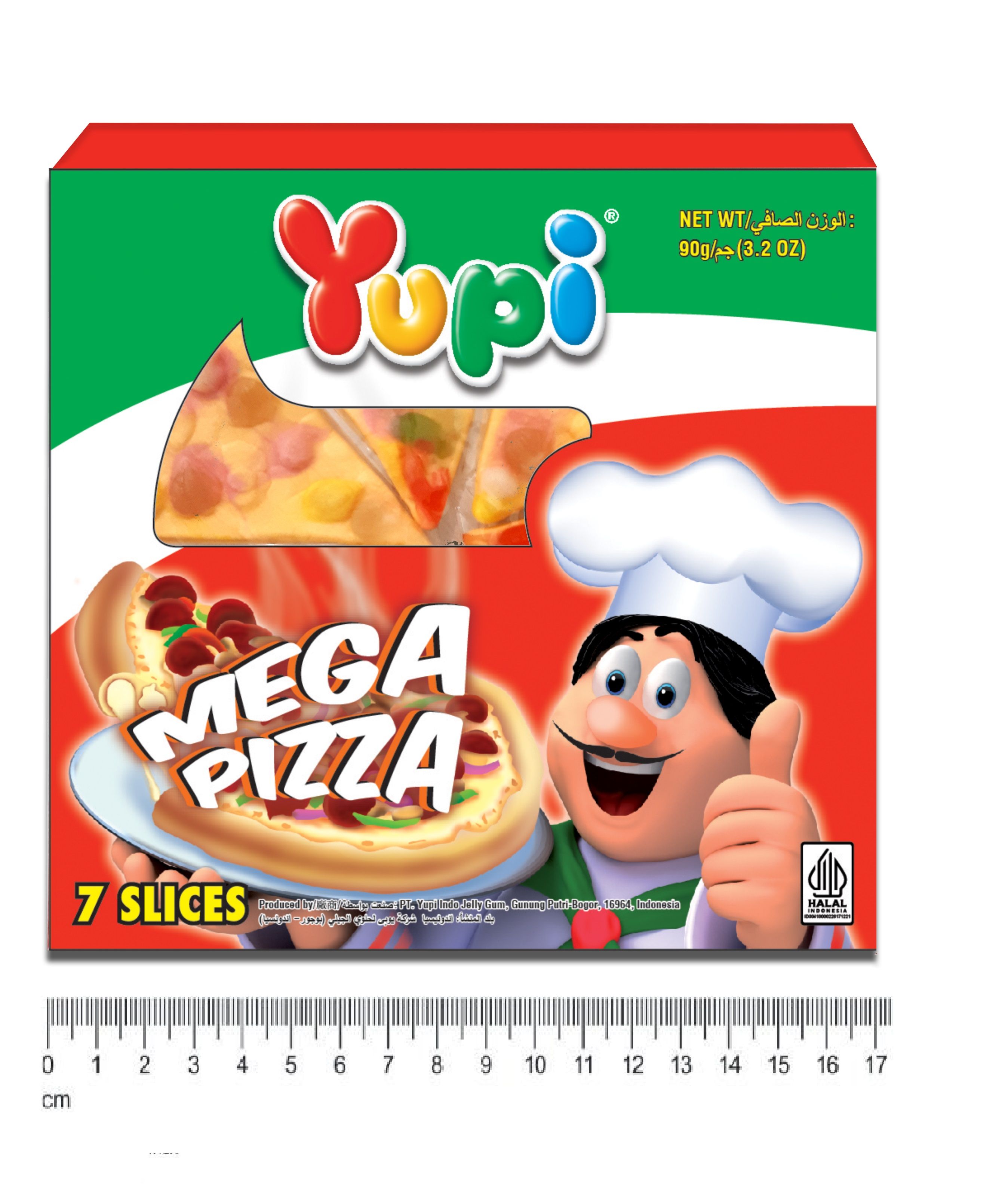 Buy Yupi Mega Pizza Gummy 90g Online in UAE | Talabat UAE