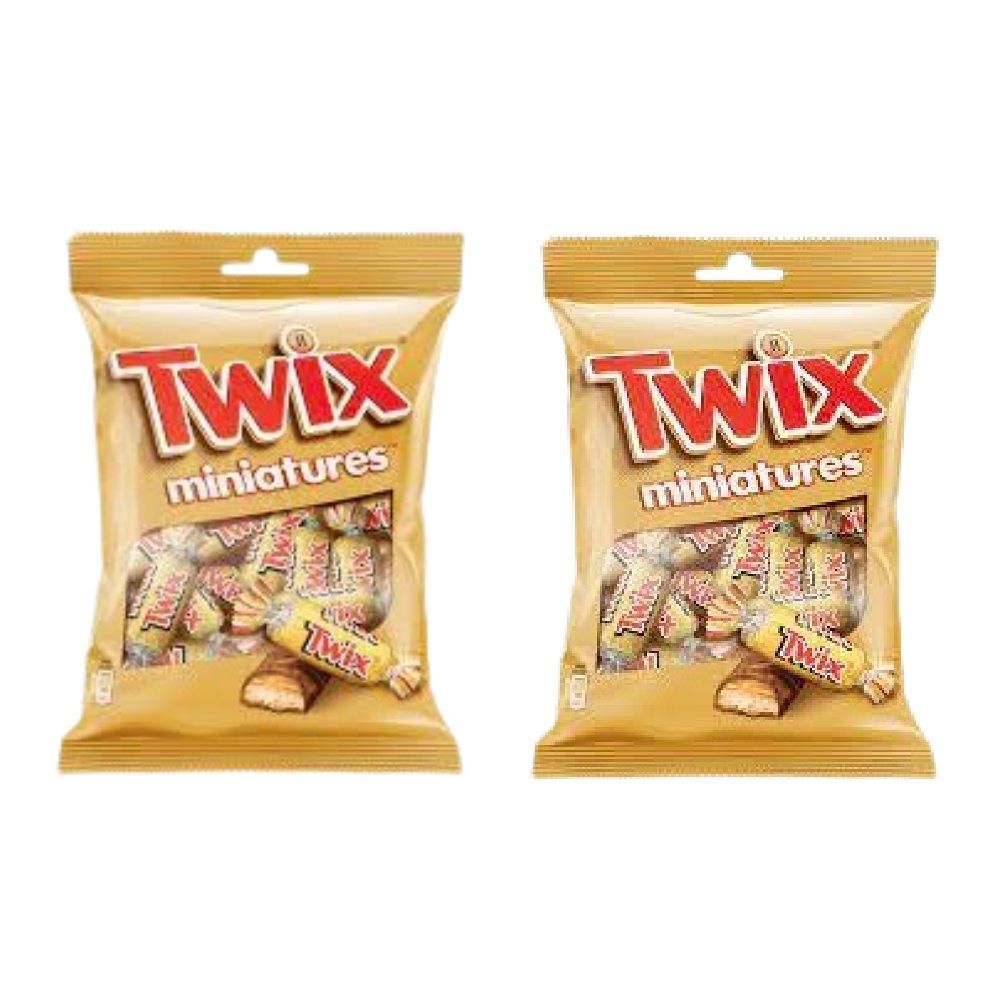 Buy Twix Miniatures Chocolate 150 g x 2 Online in UAE | Talabat UAE
